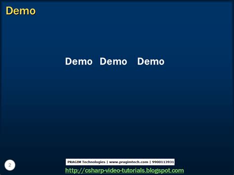 Sql Server Net And C Video Tutorial Part 38 Delegates Usage In C Ii