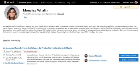 monalisa whalin on linkedin microsoftignite2023 generativeai copilot azureopenai microsoft