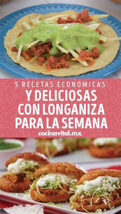 5 Recetas Económicas Y Deliciosas Con Longaniza