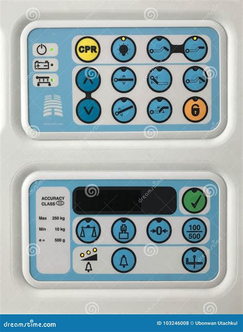 Control Panel Button At Patient Bed In Hospital Stock Photo Image Of