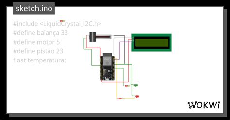 esteira seletora 2 wokwi esp32 stm32 arduino simulator