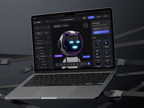 3d Ai Web App Design Behance