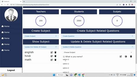 P 12 Quiz App Development Html Css Javascript In Hindi Step By