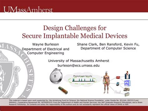 PPT Design Challenges For Secure Implantable Medical Devices PowerPoint Presentation ID
