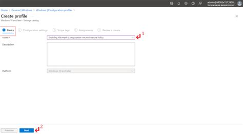 How To Configure The Enable File Hash Computation Feature Policy Using Intune
