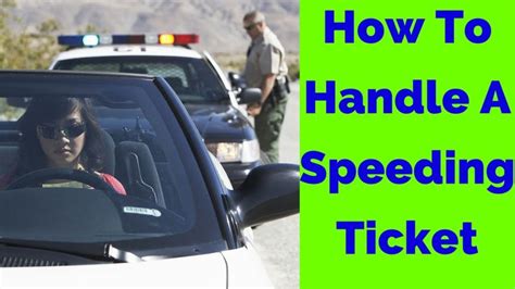 The Basic Process For Handling A Speeding Ticket