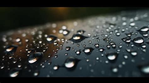 Premium Ai Image Rain Water Splash