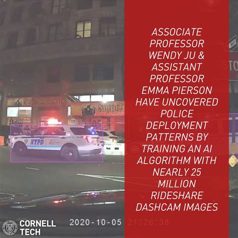 deeplearning data ai nypd dashcam research cornelltech onlyatcornelltech