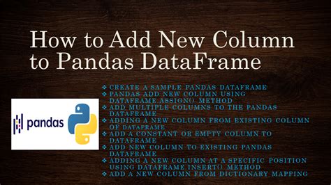 How To Add New Column In Excel Using Python Pandas Free Word Template