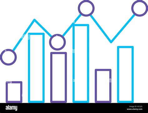 Line Statistics Bar Diagram Data Graph Data Stock Vector Image Art Alamy