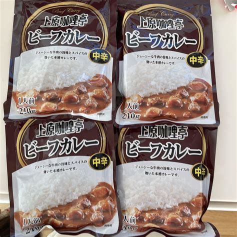 上原加哩亭 ビーフカレー 中辛 メルカリ