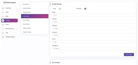 Prime Laravel Form Builder Users Role Permissions And Settings By