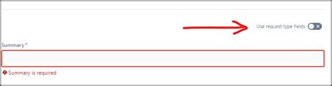 Jsm Create Screen Toggle Use Request Type Fields