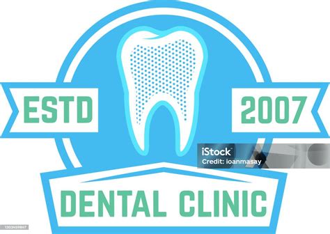 치과 진료소 엠블럼 템플릿 포스터 카드 배너 기호에 대한 디자인 요소 벡터 일러스트레이션 개념에 대한 스톡 벡터 아트 및 기타