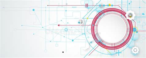 Abstract Structure Circuit Computer Technology Business Background Stock Vector Illustration