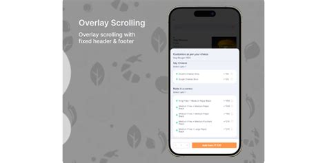 Overlay Scrolling Figma