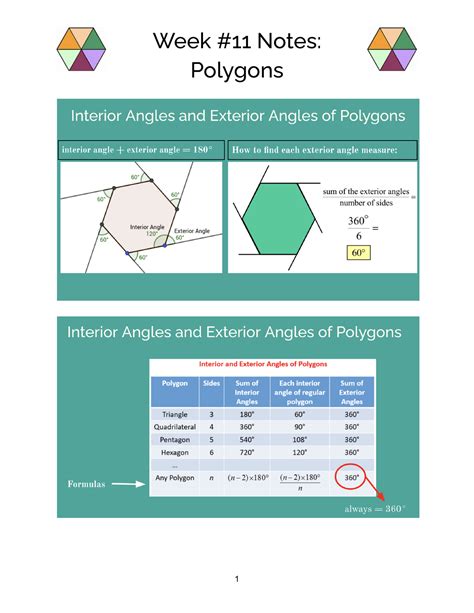 Week 11 Notes Polygons Week 11 Notes Polygons 1 Week 11 Notes