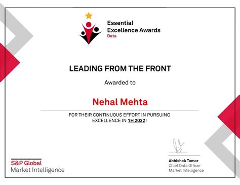 Nehal Mehta On Linkedin Essentialexcellanceawards Spglobalproud Fundamentals… 26 Comments
