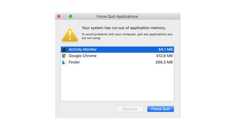 How To Fix Application Memory Error On Mac