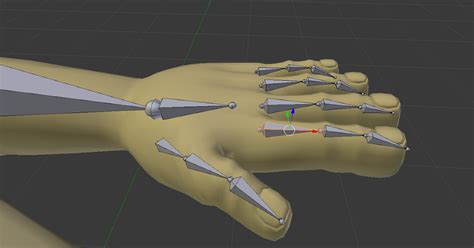 Modeling Blender Hand Model And Hand Rig