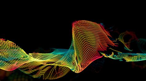 추상 파 구조 과학적 배경의 3d 그림 0명에 대한 스톡 벡터 아트 및 기타 이미지 0명 격자 파이 곡선 Istock