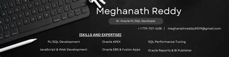 Meghanath Reddy Sr Oracle Plsql Developer Linkedin