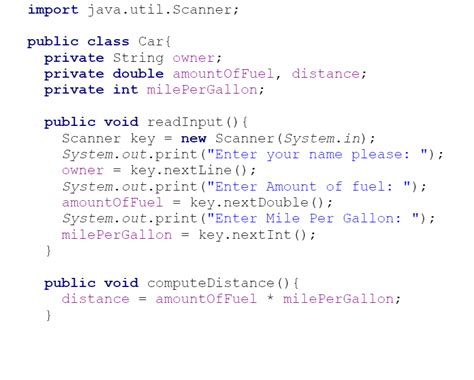 solved import java util scanner public class car{ private