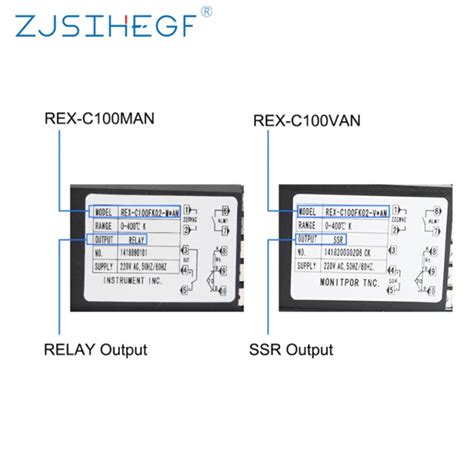Rex C100 Double Output Ssr Relay Ac 220v Digital T Grandado
