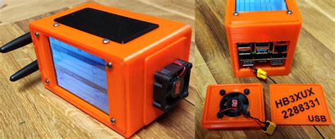free stl file case for dual mmdvm with raspberry pi 4 and 18650 li ion