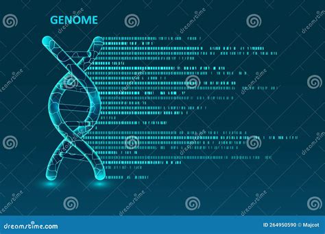 Big Genomic Data Visualization Stock Vector Illustration Of Concept Idiogram 264950590