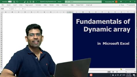 Fundamentals Of Dynamic Array How To Frame A Dynamic Array Formula In Ms Excel Youtube
