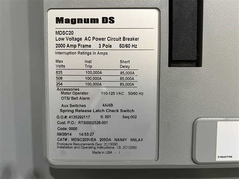 2000A CAT 208V Open Transition Automatic Transfer Switch CI Group