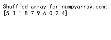 NumPy生成 到 之间随机数的全面指南 极客教程
