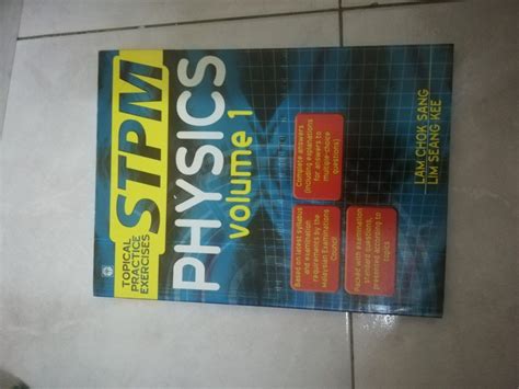 Stpm Physics Vol 1 Hobbies And Toys Books And Magazines Textbooks On