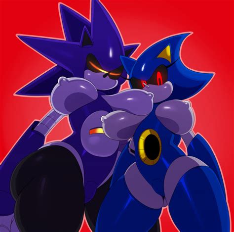 Rule 34 2019 2girls Busty Eyelashes Female Female Only Looking At Viewer Mecha Sonic Mecha