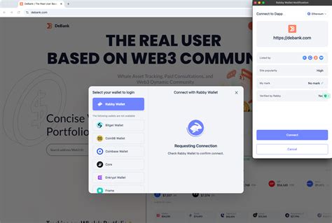 How To Connect Dapps Rabby Wallet Official Guides