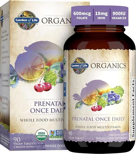 Amazon Garden Of Life Mykind Organics Prenatal Once Daily Tablet 90