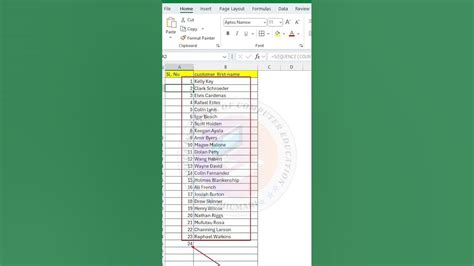 Sequence Excel Dataanalysis Exceltips Datamanagement Youtube