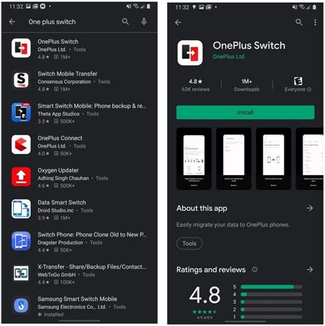 How To Use Oneplus Switch To Transfer Content And Settings To A New Oneplus Phone Android Central