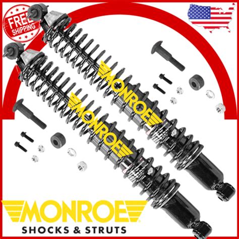 Monroe Rear Shock Absorbers Kit Load Adjusting 2pc Fits Chevrolet