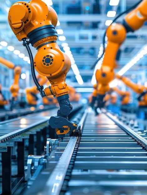 Premium Photo The Latest High Precision Robotic Arms On A Fully