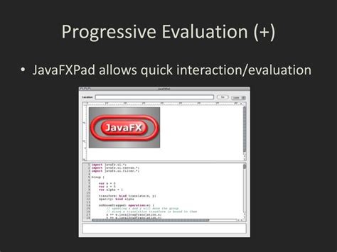 ppt javafx evaluation using cognitive dimensions powerpoint