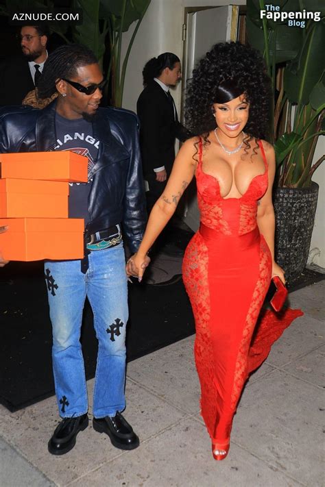 Cardi B And Offsets Sexy Exit From Delilahs Birthday Bash Aznude