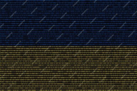 Premium Photo Matrix Binary Code Of Zeros And Ones In Ukraine Flag Colors Concept Of Computer