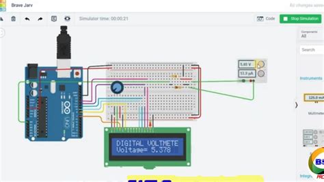 How To Make Arduino Voltmeter Tinkercad