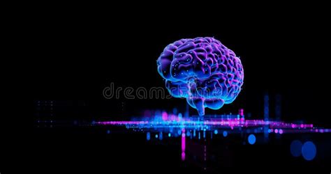 Human Brain Futuristic Concept Of Intelligence Science And Mind Stock Image Image Of