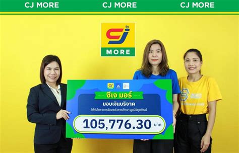 ซีเจ มอร์ ร่วมแบ่งปัน ส่งมอบโอกาสทางการศึกษา สร้างอนาคตเด็กไทย ผ่านโครงการ “ร้อยพลังการศึกษา