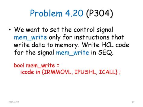 Chapter 4 Processor Architecture Ppt Download