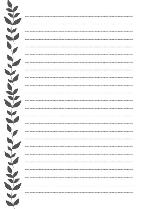 Folha Com Linhas Para Imprimir Em Pdf Tamanho A4