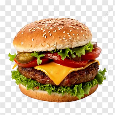 흰색 배경에 고립 된 맛있는 햄버거 높은 세부 품질의 음식 사진 버거 패스트 푸드 간식 Png 일러스트 및 이미지 에 대한 무료 다운로드 Pngtree